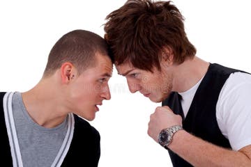 Two men fighting stock photo. Image of handsome, couple - 15590362
