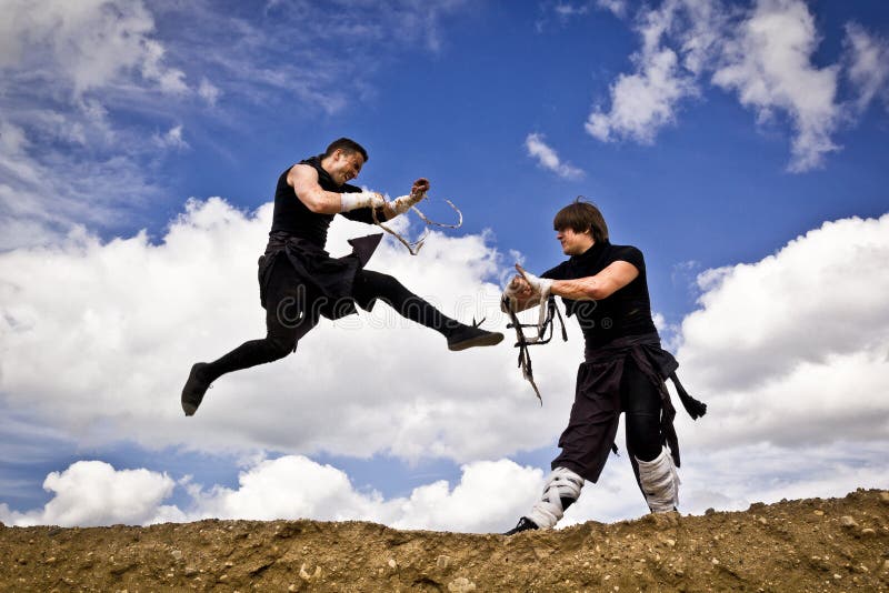 Fighting action stock image. Image of male, mask, close - 81343465