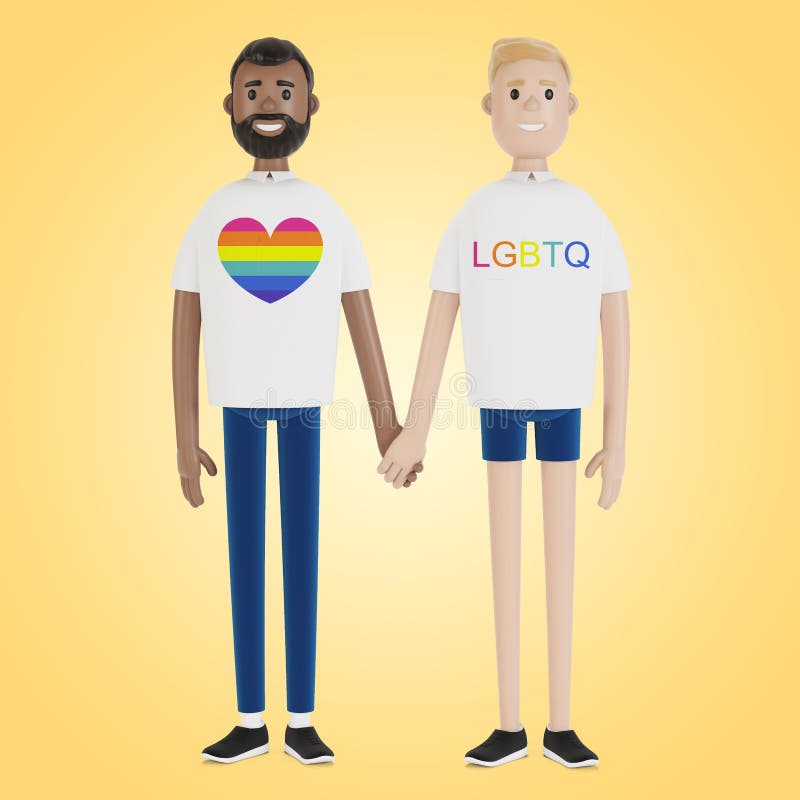 Two Gay Men Holding Hands Stock Illustrations 228 Two Gay Men Holding