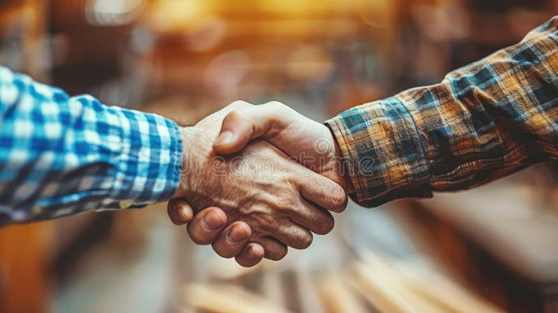 A Hand Shake is Shown in a Colorful, Abstract Style Stock Image - Image ...