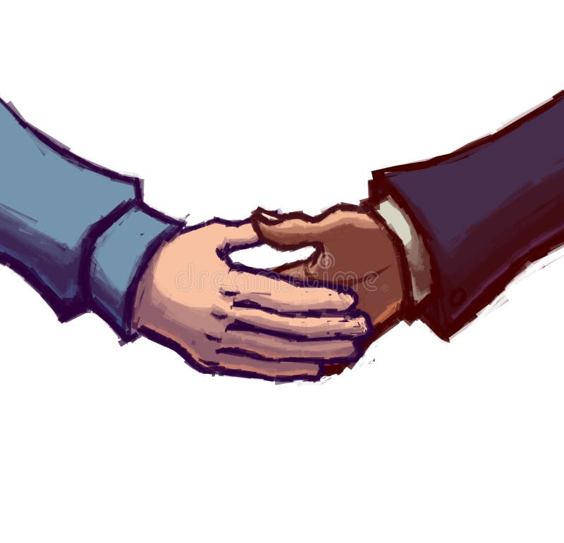 Two Hands Shaking Clipart