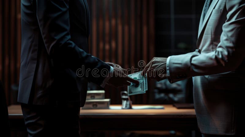 The Money Exchange in Office.AI Generated Image Stock Image - Image of ...