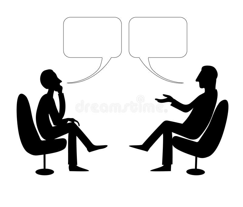 Sketch Two People Talking Stock Illustrations – 334 Sketch Two People ...