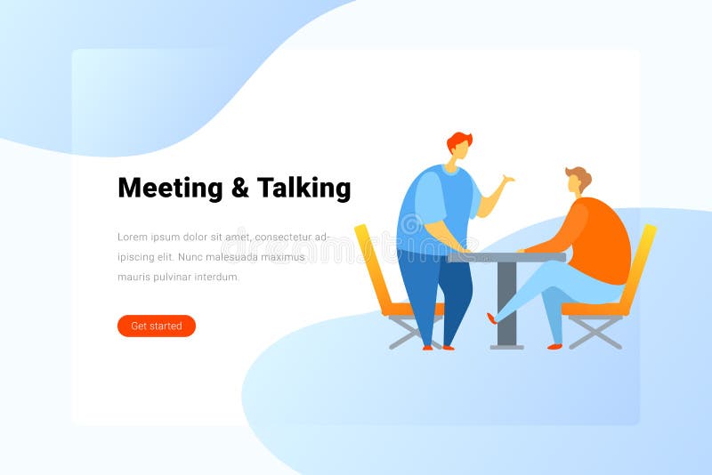 Two Men Talking Stock Illustrations – 5,366 Two Men Talking Stock ...