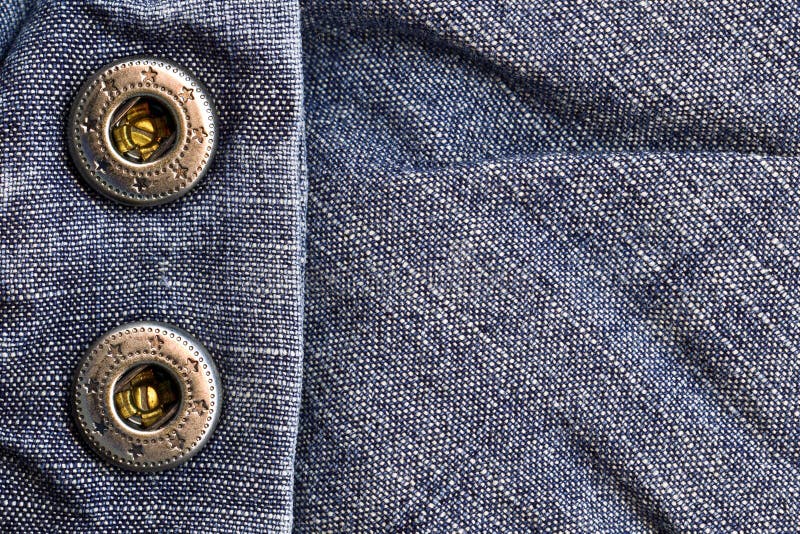 Two metal buttons stock image. Image of fabric, abstract - 21689633