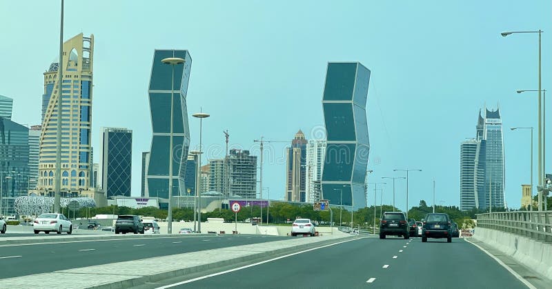 View of the Zig Zag Towers, the Tallest Residential Twin Towers in the ...
