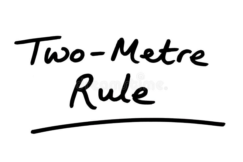 Two-Metre Rule stock illustration. Illustration of coronavirus - 190141972