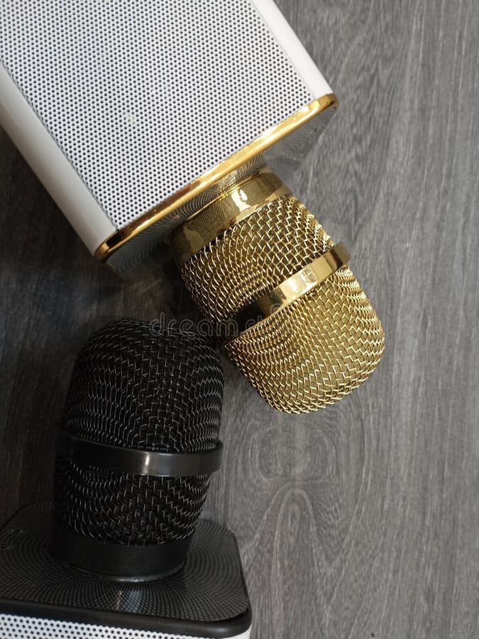179 Silver Microphone Black Gold Stock Photos - Free & Royalty-Free ...