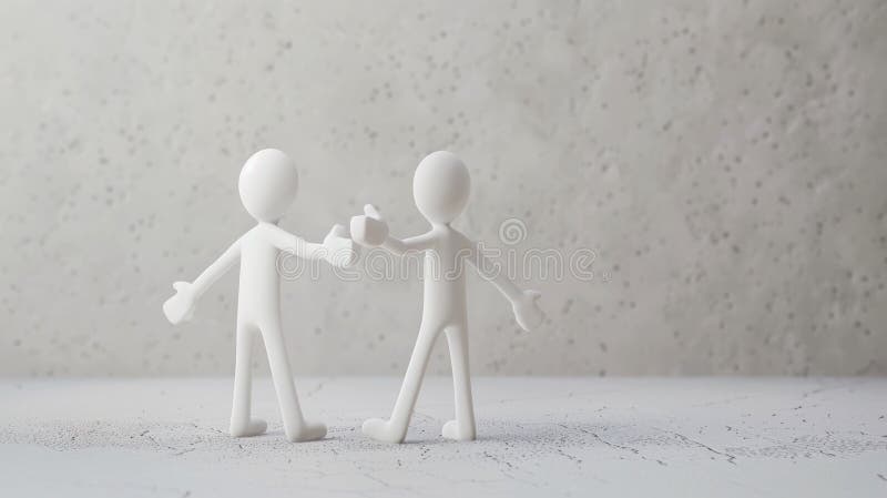 Image Symbolizes Teamwork and Unity with High Five Figures ...