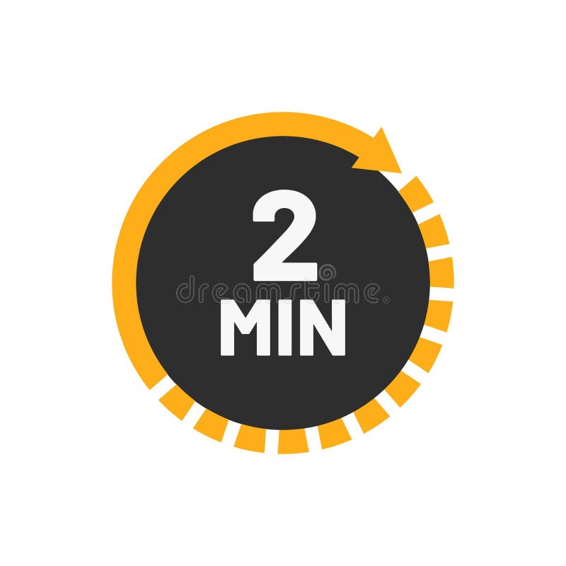 Two Minutes Clock Symbol Vector 2 Minute Vector Icon Stock Vector ... Two Minutes Clock Symbol Vector 2 Minute Vector Icon Stock Vector ...