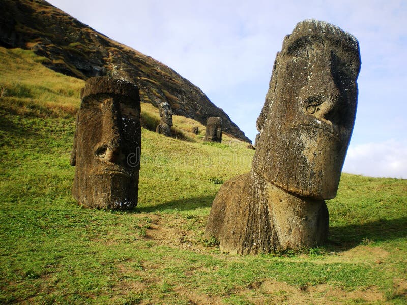 Moai stock image. Image of sightseeing, polynesia, mystery - 42938513