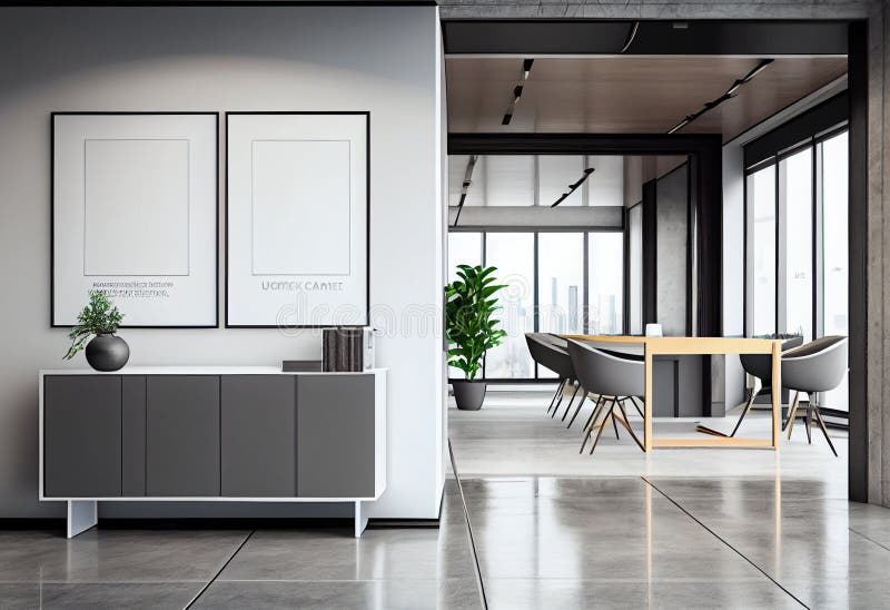 Two Mockup Frames Over Extra Large Stock Illustration - Illustration of ...