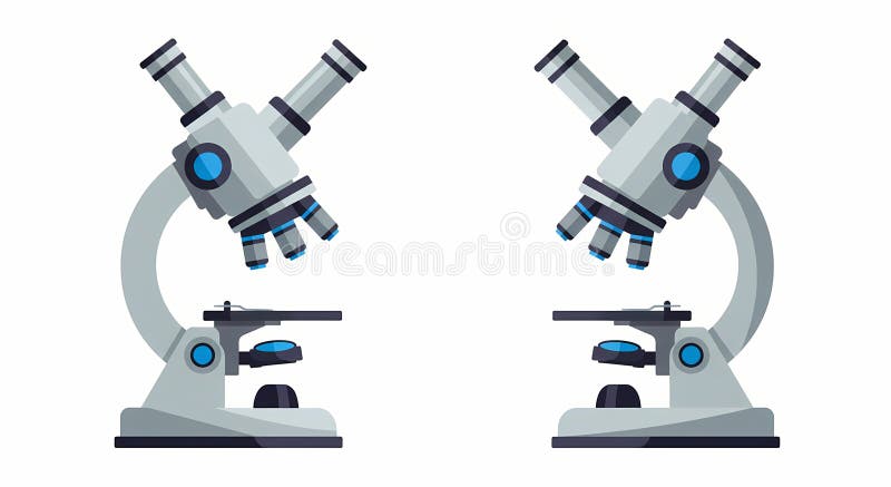 Identical Compound Microscopes Stock Illustrations – 1 Identical Compound Microscopes Stock ...