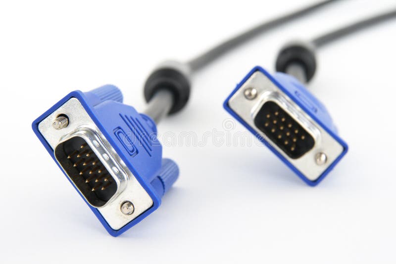 Monitor cable stock photo. Image of cable, blue, monitor - 501680