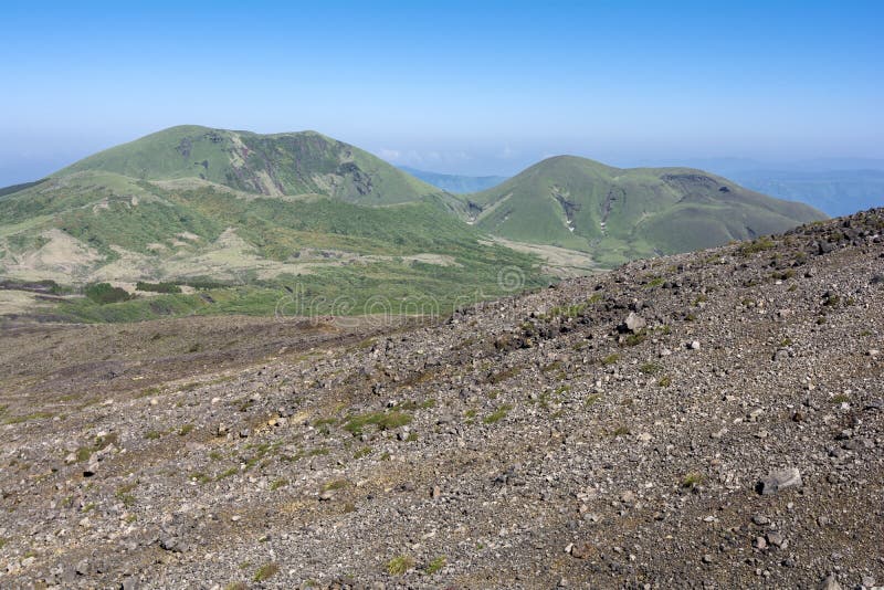 Two mountain peaks stock photo. Image of landscape, japan - 43590674