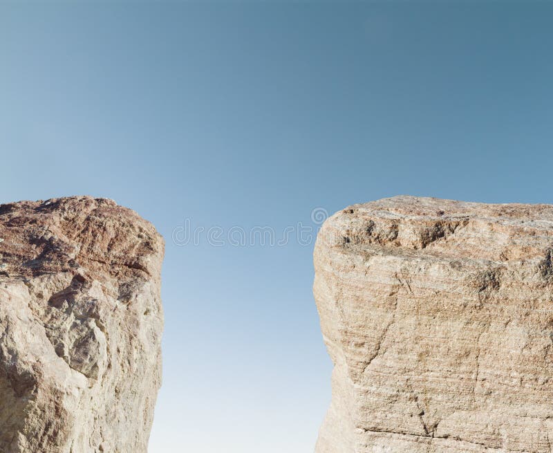 Two mountains stock image. Image of rock, picturesque - 38311267