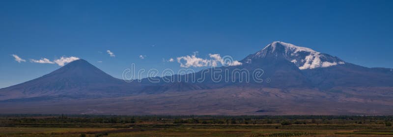 Two mountains stock photo. Image of grass, landscape - 47009478
