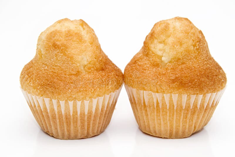 Two muffins stock photo. Image of homemade, dessert, sugar - 24710738