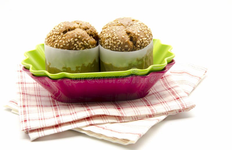 Two muffins stock photo. Image of candy, snack, sweets - 26452170