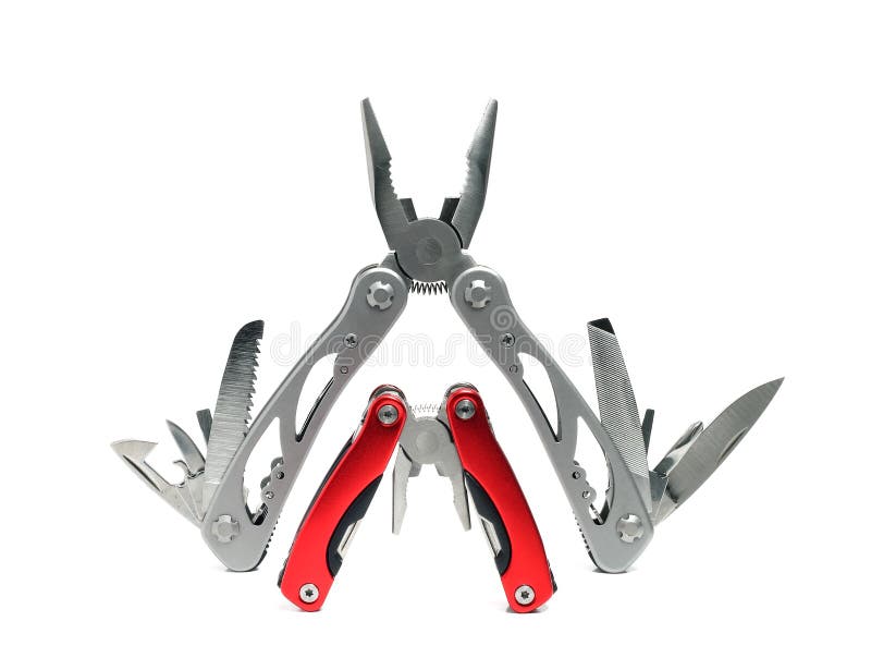 Two multi tools stock photo. Image of file, opener, metal - 47357000