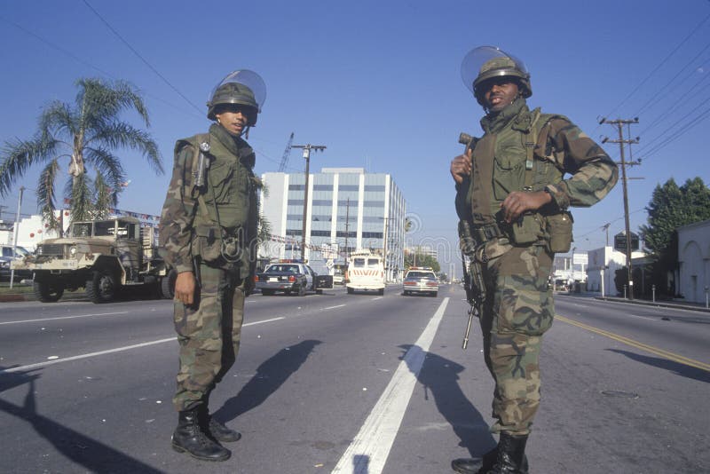 National Guard Bolivarian Formation before the Statue of Hugo Chavez ...