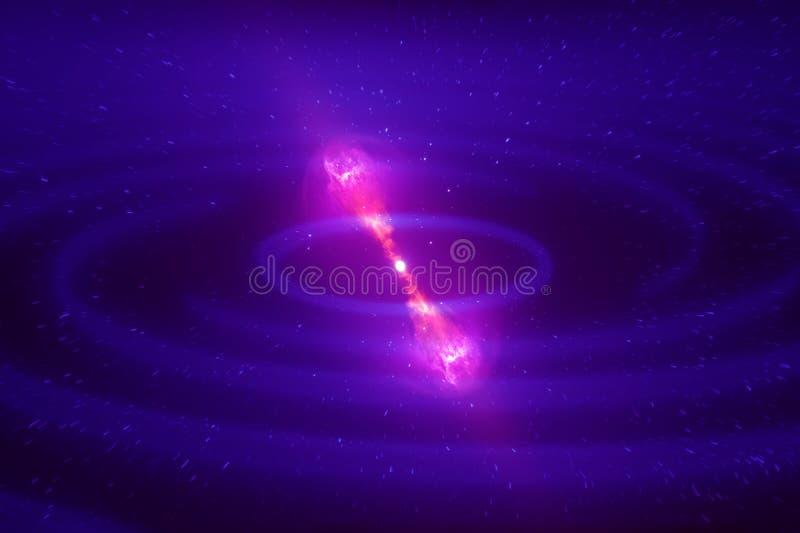 Two Neutron Stars. Elements of this Image Were Furnished by NASA Stock ...