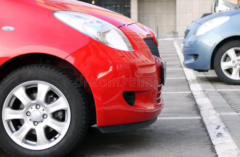 Two new cars stock image. Image of symmetry, lamp, traffic - 8665815