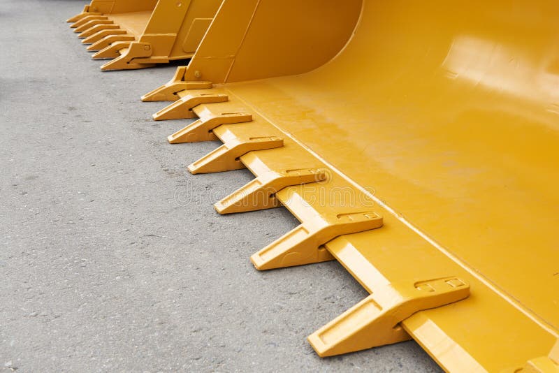Front loader buckets stock image. Image of earthmover - 120735559