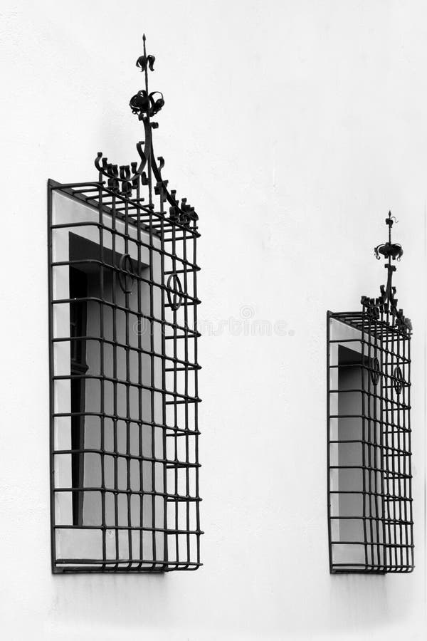 Two nice window bars stock image. Image of history, ward - 69169091