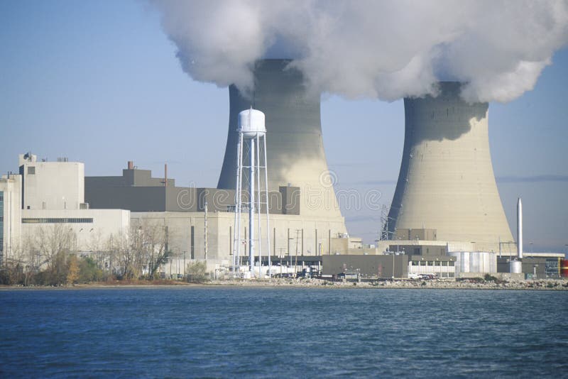 Nuclear Power Plant in Bulb Stock Photo - Image of environmental ...