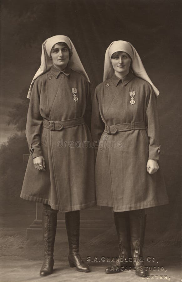 Two Nurses Standing In Uniform Picture. Image: 222389605