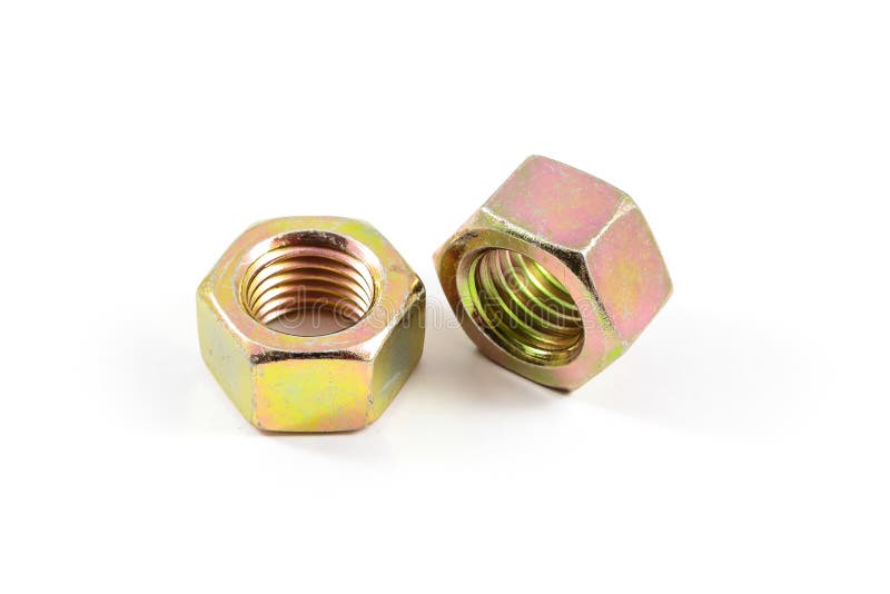 Two Nuts are Shown, One of Which is Slightly Larger Than the Other ...