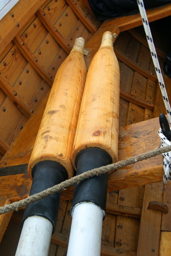 Oars in the boat stock photo. Image of rowing, hawser - 103079784
