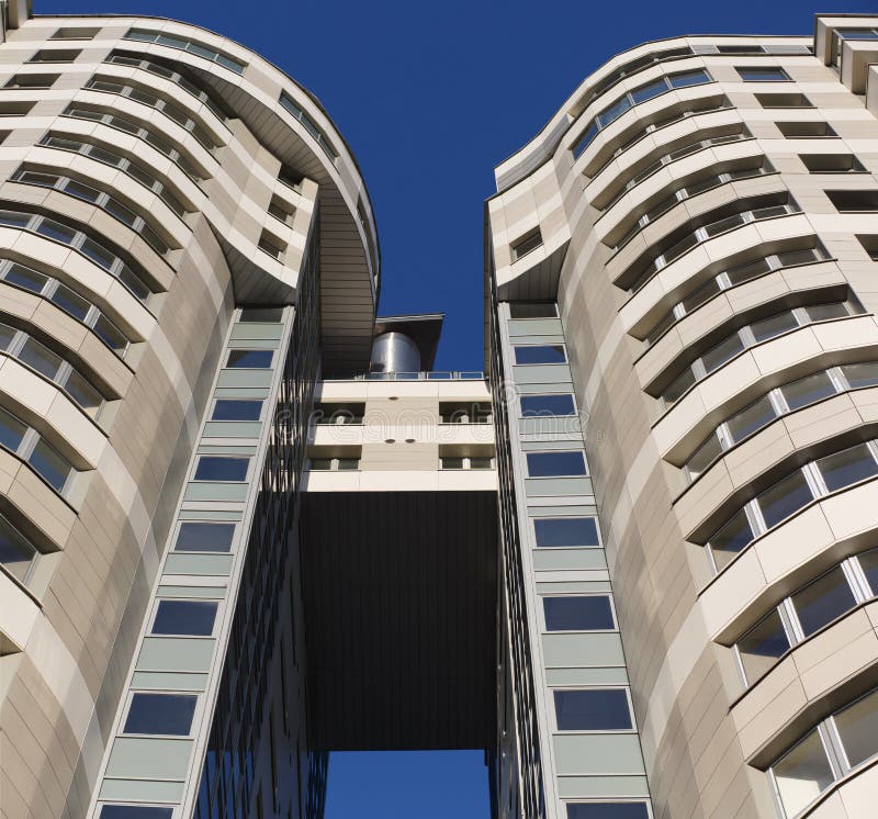 Two office buildings stock image. Image of abstract, finance - 47738153