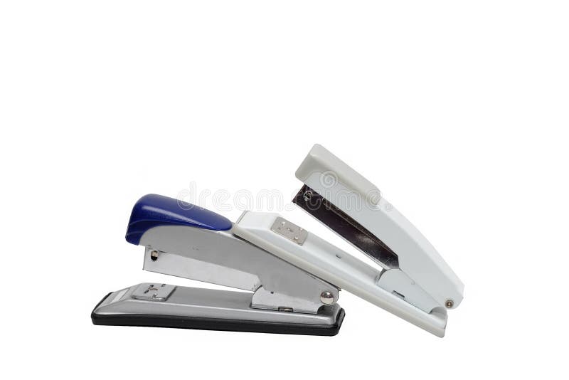 Red Stapler Side View stock image. Image of paper, stapler - 215539967