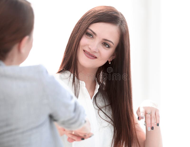 Two Office Workers Talking in the Workplace Stock Image - Image of ...