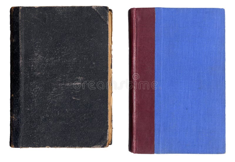 Two Old Book Covers stock photo. Image of canvas, literature - 23877212