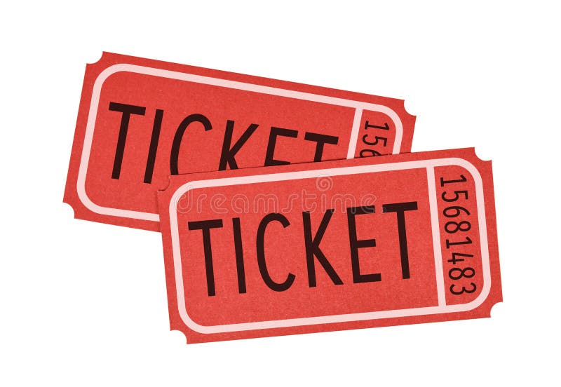 Two old fashioned tickets stock photo. Illustration of design - 264953456