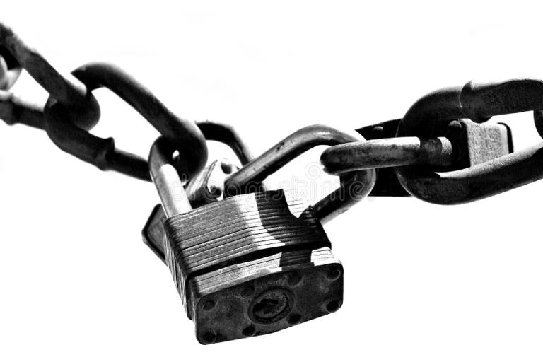 Two old locks in highkey stock photo. Image of lock, rust - 158448