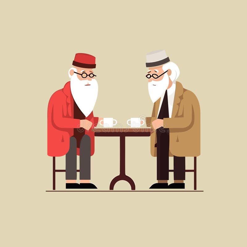 Two Men Coffee Cartoon Stock Illustrations – 282 Two Men Coffee Cartoon ...