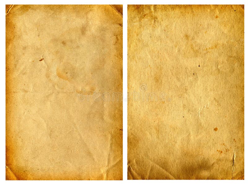 Two Old Papers stock image. Image of damaged, papers - 39095997