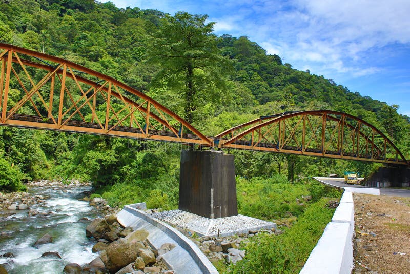 Two Old Rack Railway Bridge Stock Photo - Image of green, westsumatra ...