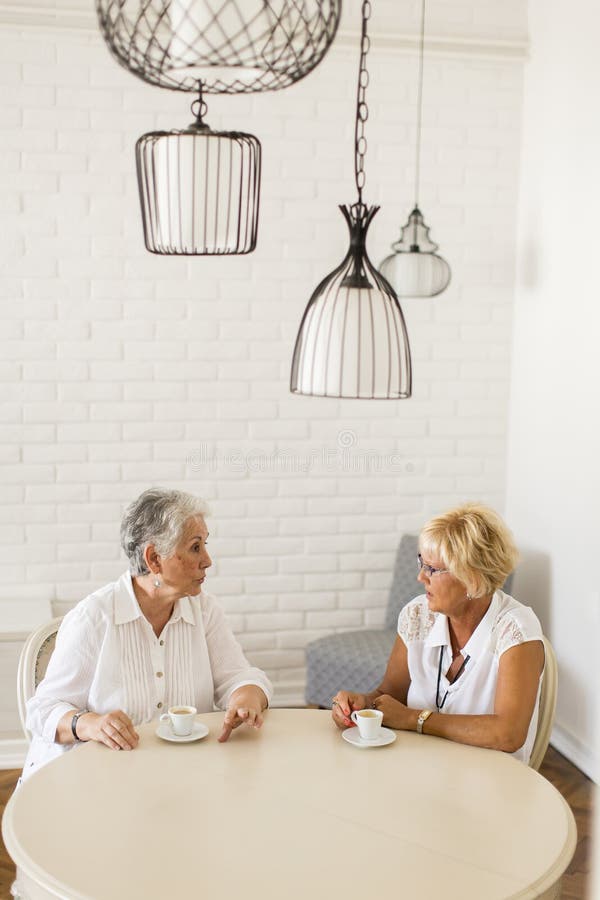 195 Two Old Ladies Talking Stock Photos - Free & Royalty-Free Stock ...