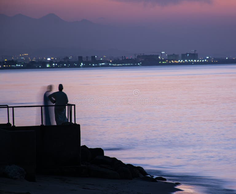Two Omani during Sunset at Muscat, Oman Stock Photo - Image of oman ...