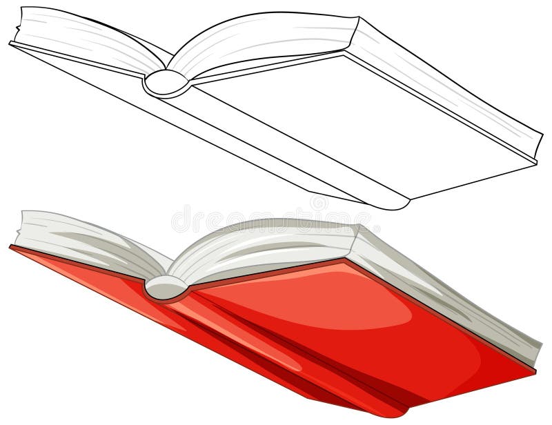 Two open books stock vector. Illustration of classroom - 331060399