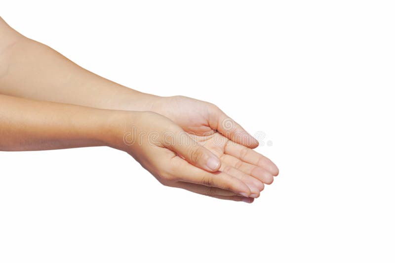 Two Open Empty Hands Palms Up Isolated White Stock Photos - Free ... Two Open Empty Hands Palms Up Isolated White Stock Photos - Free ...