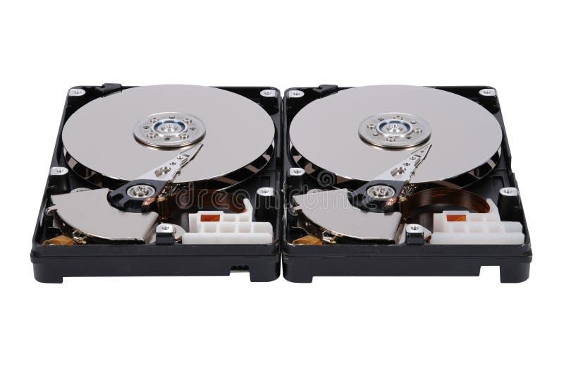 Two open HDD stock image. Image of disc, driver, drive - 71930071