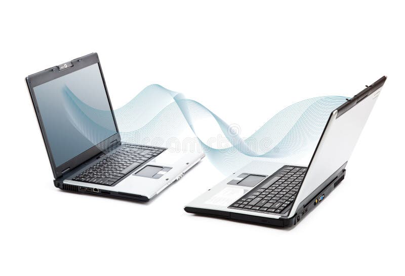 Two laptops stock image. Image of book, notebook, design - 66390113
