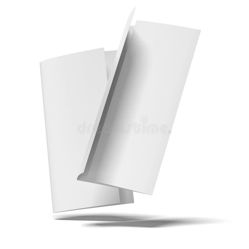 Two opened papers stock illustration. Illustration of brochure - 33249362