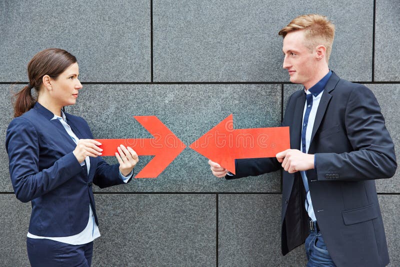 Two Opponents Holding Arrows Stock Photo - Image of hand, competitor ...